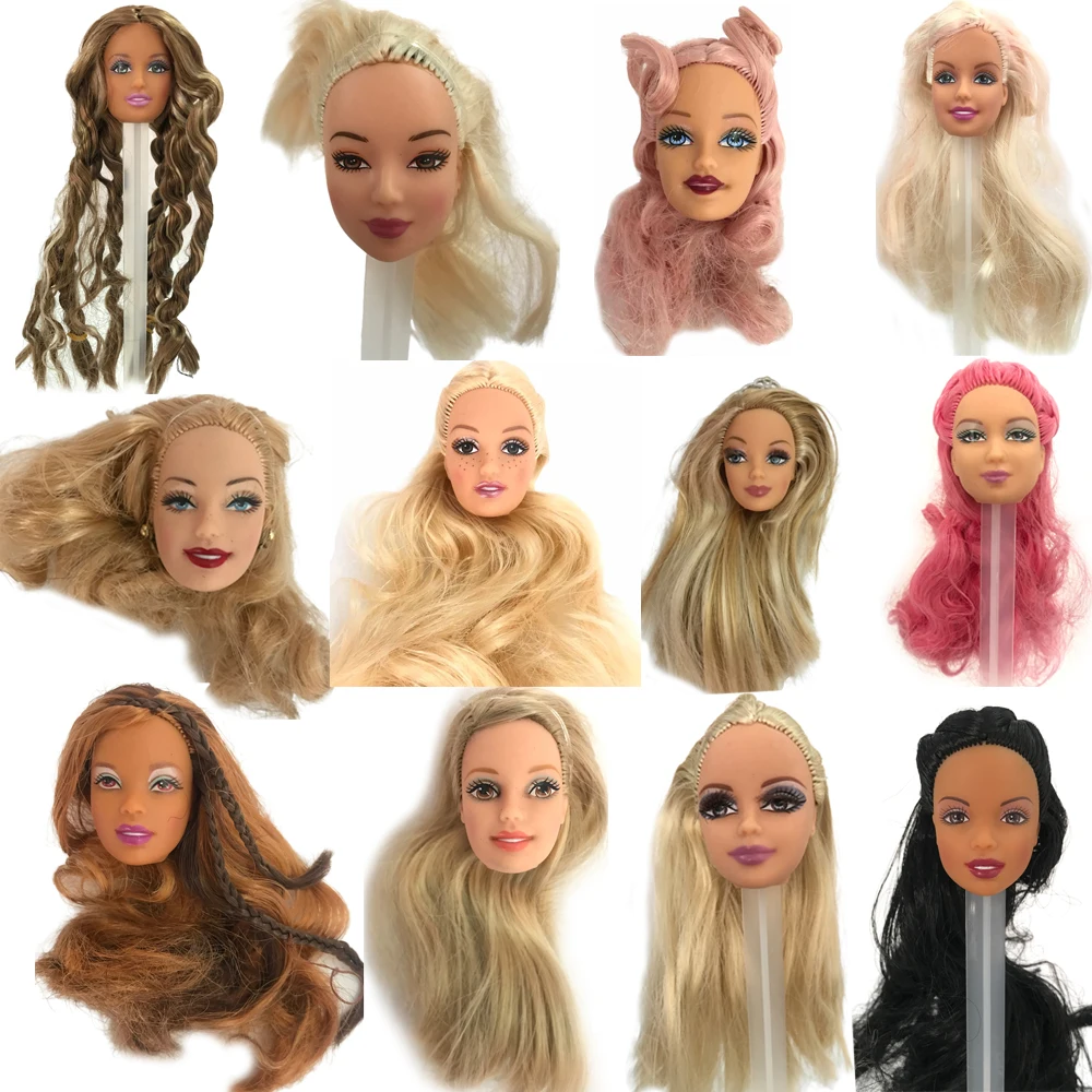 NK Mix Styel Doll Head with Different Style Hair For 30cm Dolls Best ...