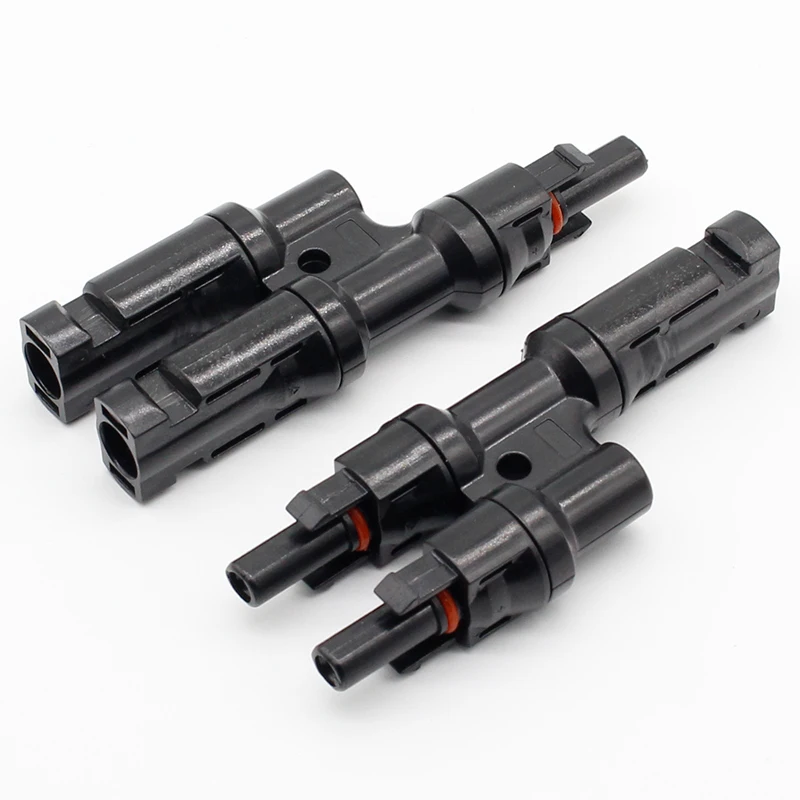 1Pair x Multi T Branch Connector for solar panel parallel connection ...