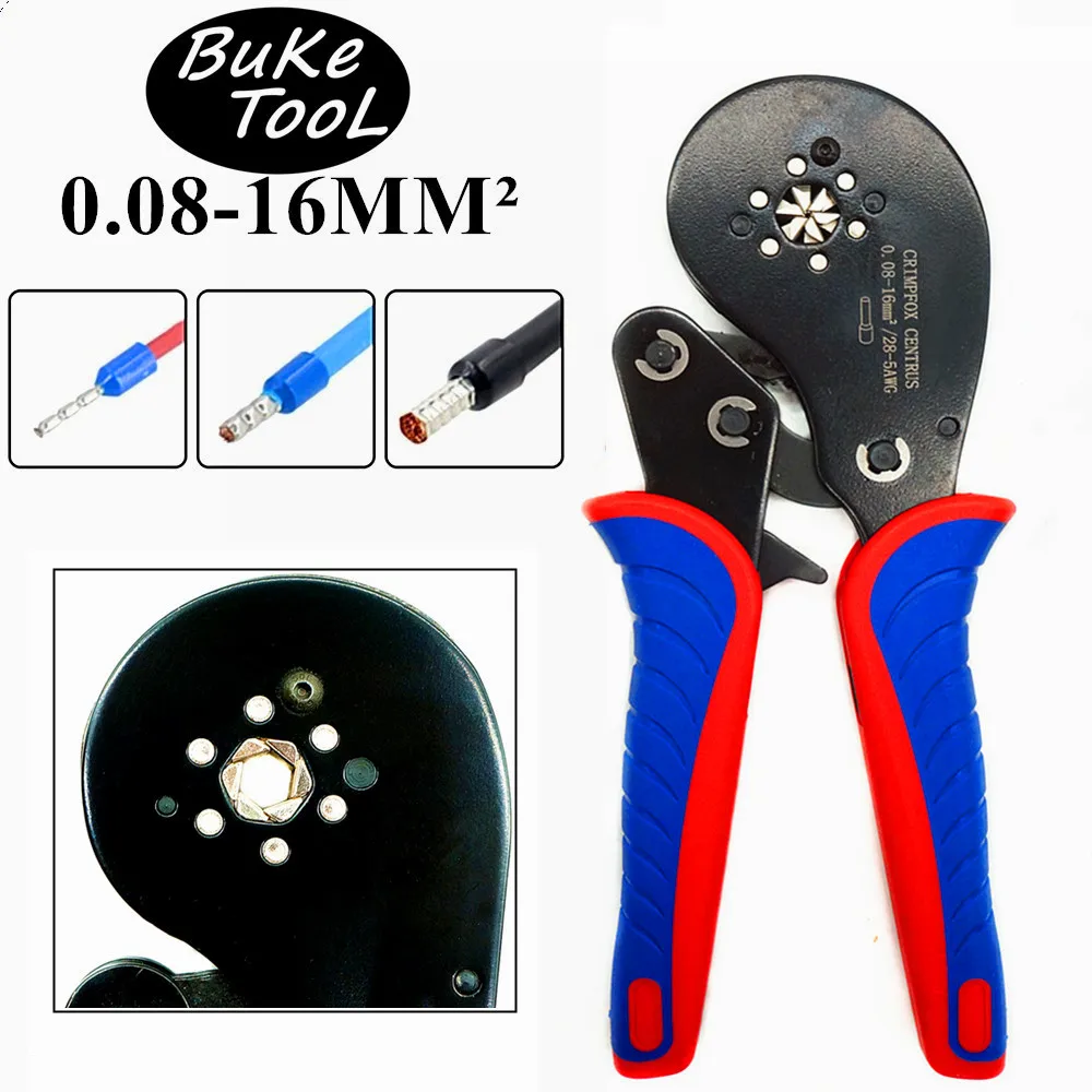 Pince outil,Pince à cliquet électrique auto-ajustable, avec bornes tubulaires de 0.08 à 16mm ...