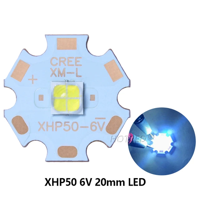 CREE XHP50 XHP-50.2 콜드 화이트 LED 비즈 칩 입력 12V 드라이버, SMD5050 10 도 렌즈, DIY ...