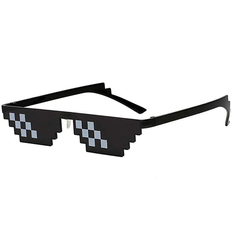 8 bit glasses transparent - botslod