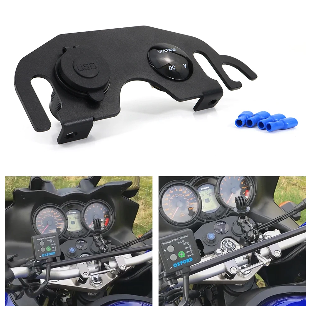 Ripiano ausiliario USB Moto Dash Panel Aftermarket adatto per Suzuki V ...