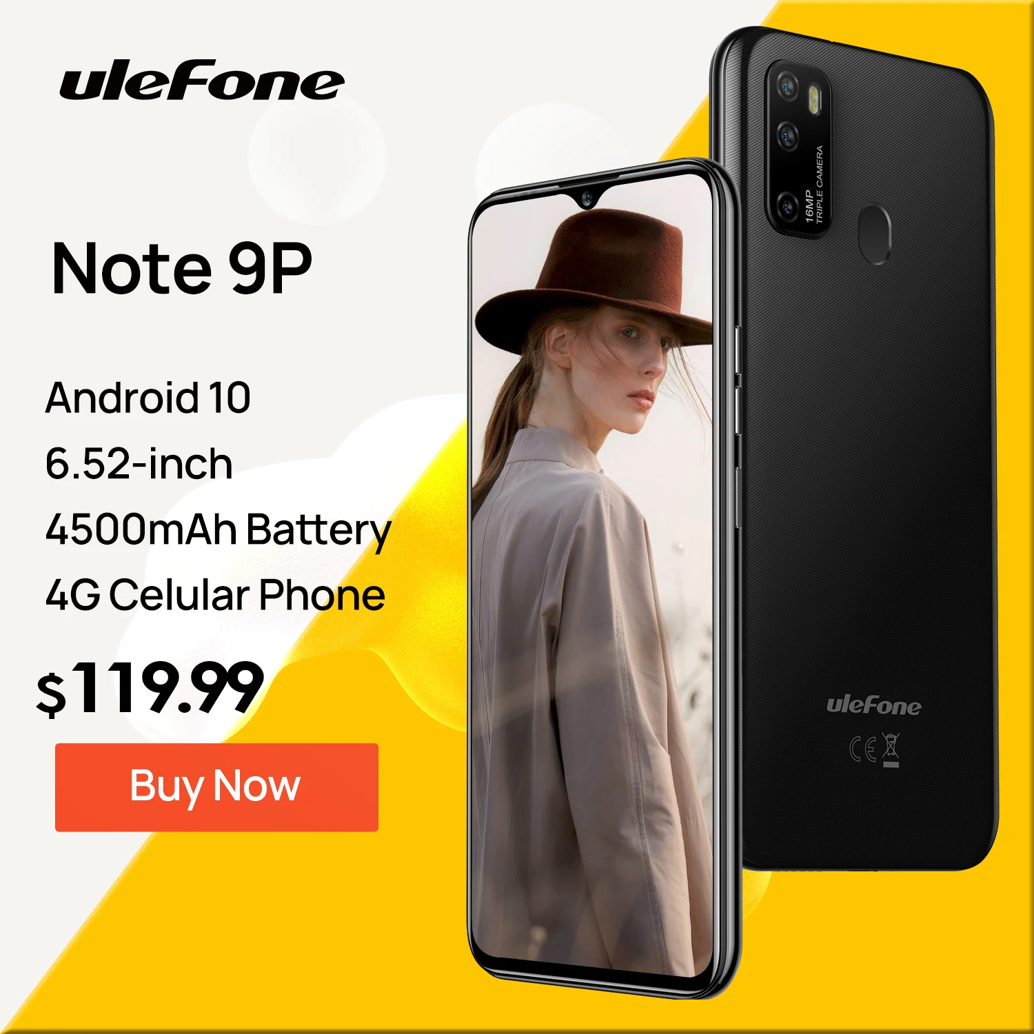 Unlocked Smartphones Ulefone Note 9p Android 10 4gb+64gb 6.52 ...