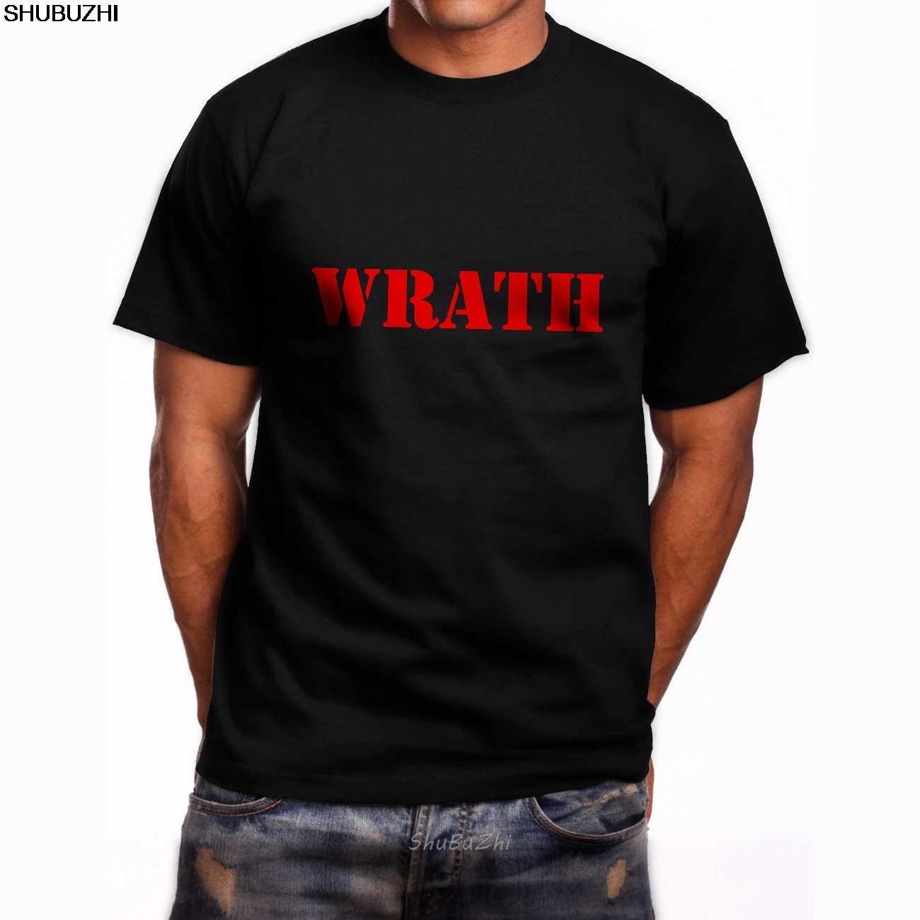 New Wrath Natural Selection Short Sleeve Men's Black T-shirt Size S To ...