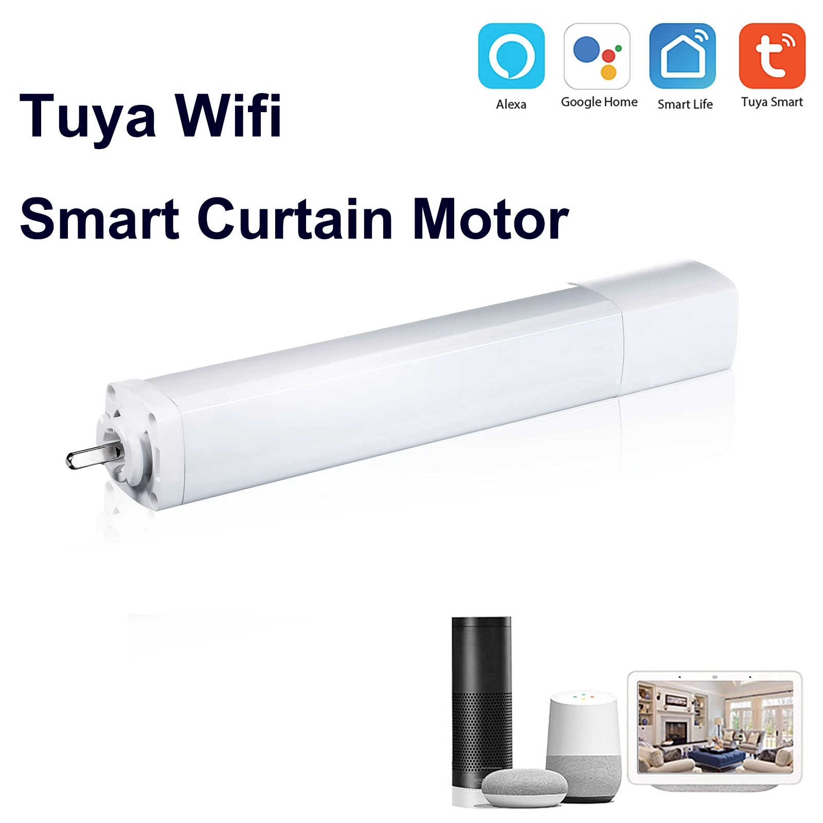 Tuya Wifi smart Intelligent Curtain Motor Ultra Quiet Electric Wireless ...