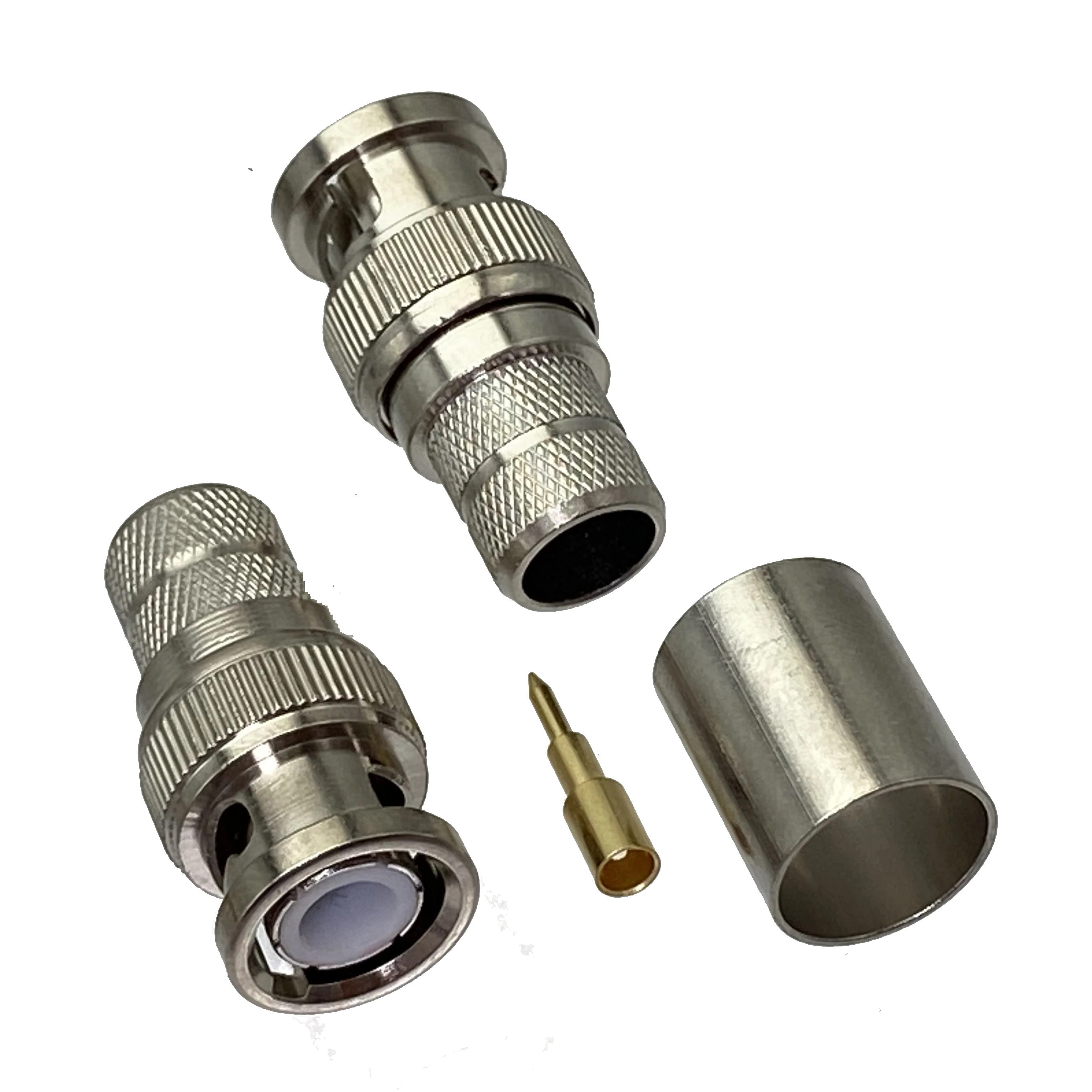 10pcs Connector BNC male crimp for RG8 LMR400 RG213 RG165 RG393 COAXIAL ...