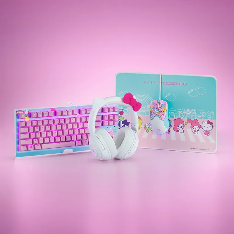 Teclado Mecânico RAZER x Sanrio Hello Kitty [Edição Limitada] – ROLKO tech