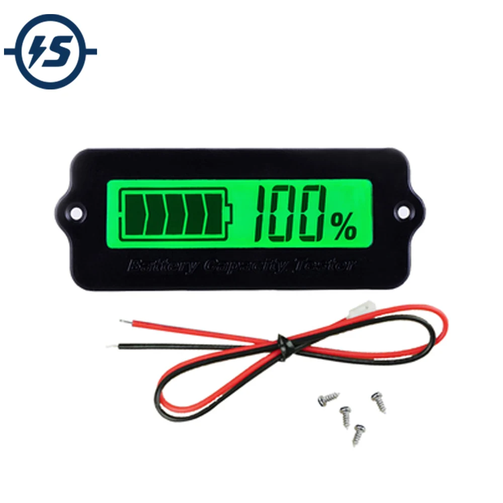 2pcs Lead Acid Lithium Battery Capacity Indicator LiPo Battery Power ...