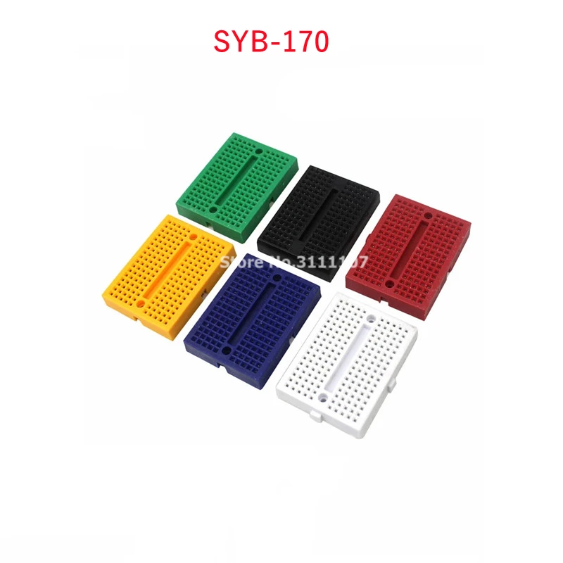 SYB-170-SYB170-Mini-Solderless-Prototype-Breadboard-170-Tie-points-PCB ...