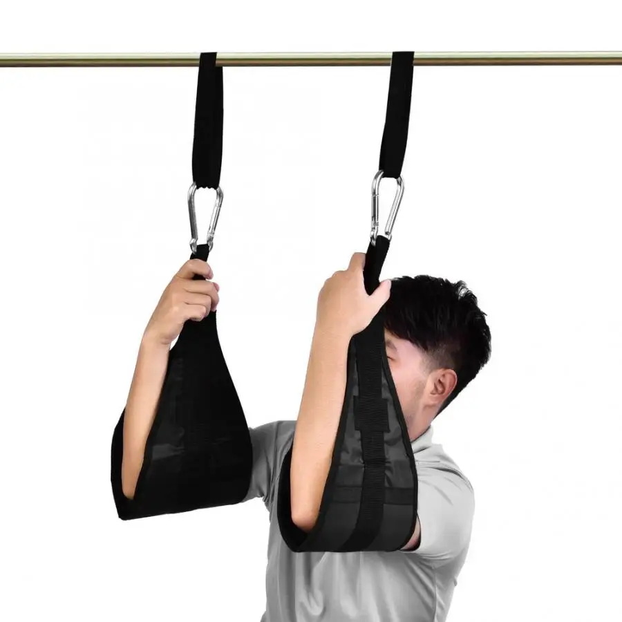 1 Pair Gym Fitness Ab Abdominal Hanging Straps Slings Sit up Abdominal ...