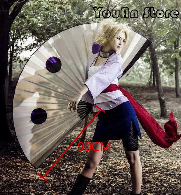 Nara Temari Cosplay Folding Fan Hand-making - Cosplay Costumes - AliExpress