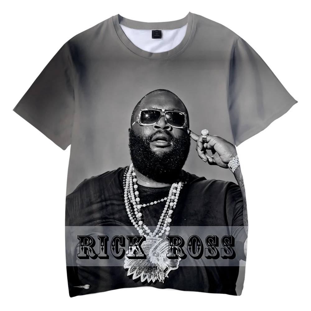Rick Ross 3D Printed Children T shirts Fashion Summer Short Sleeve ...