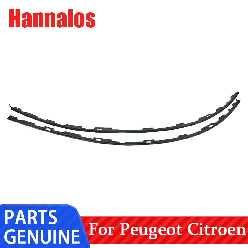 For Peugeot 308 408 Front Bumper Lower Deflector Strip Black Decorative ...