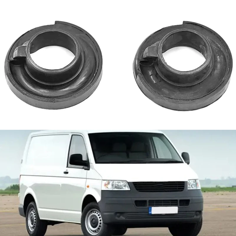 2X For VW Transporter T5 Uprated Rear Lower Rubber Spring Seat Cup ...