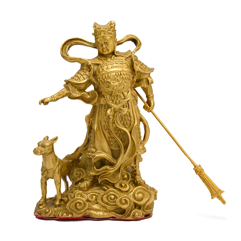 Pure-Copper-Erlang-God-Ornament-Bronze-Statue-of-Yang-Jian-Statue-of ...