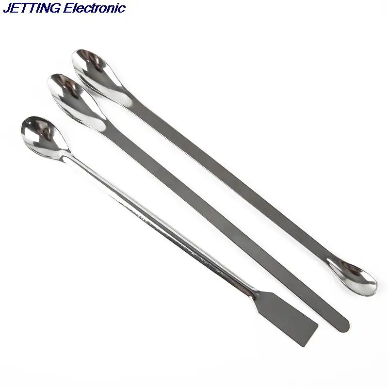 Lab Spoon 74Pcs Stainless Steel Micro Lab Scoop Spoon With 3ML Plastic ...