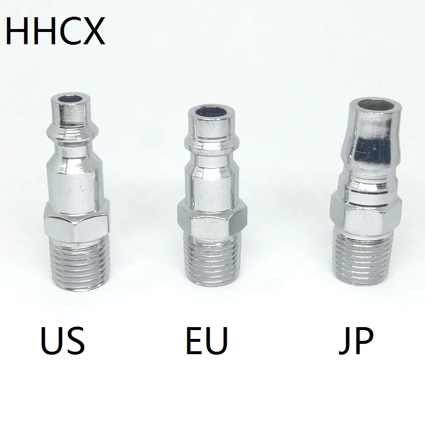 1PCS-1-4-External-Thread-Pneumatic-Quick-Coupling-Male-Connector-US ...
