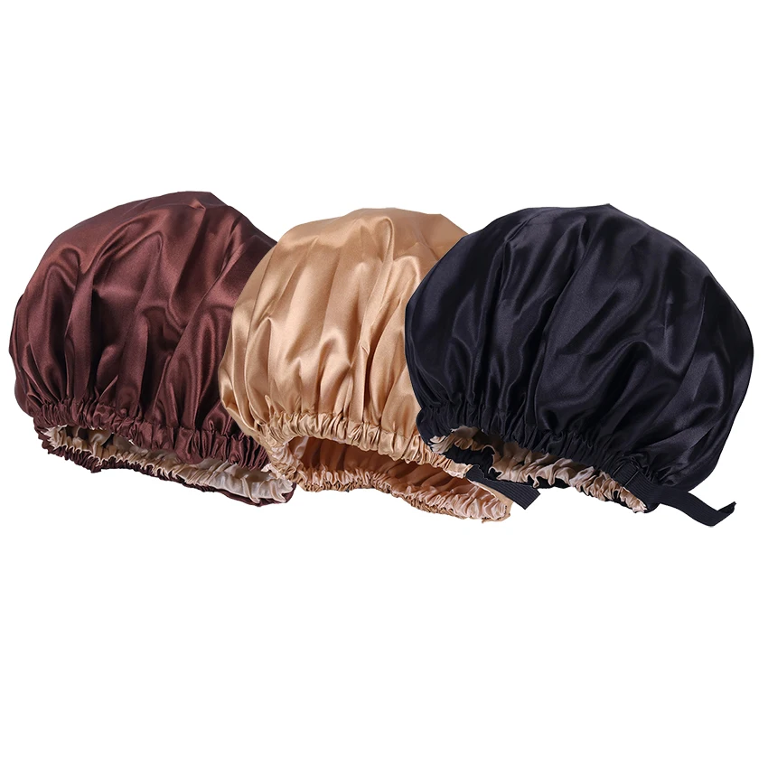 Fashion-Women-Satin-Night-Sleep-Cap-Hair-Bonnet-Hat-Silk-Head-Cover ...