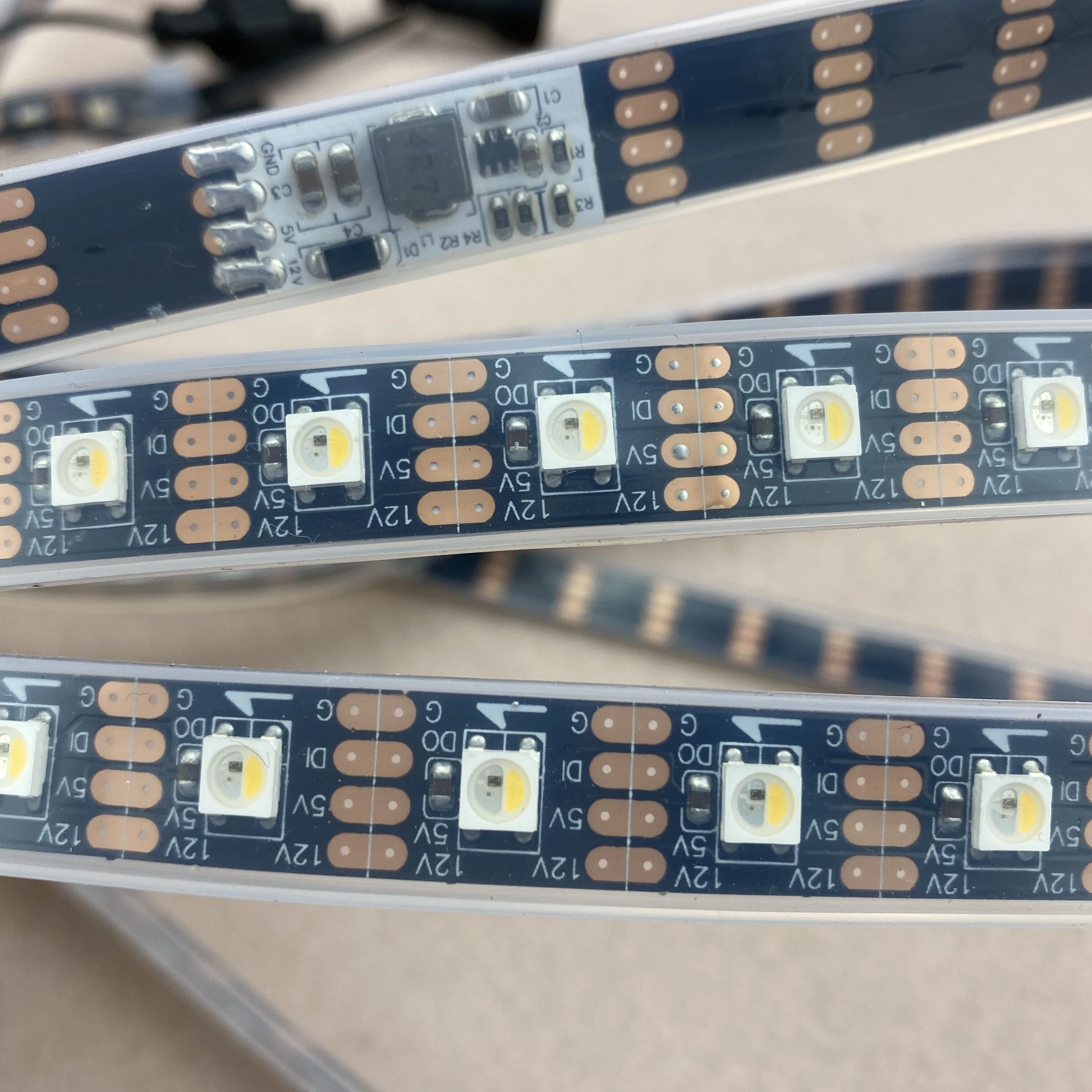 Dc12v Addressable Sk6812-rgbw(4000k) Led Addressable Strip; 60pixels/m ...