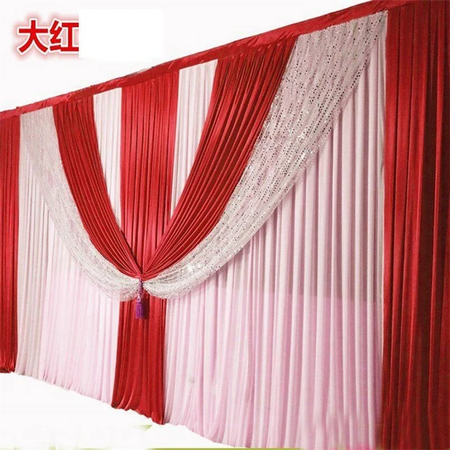 Red And Silver Wedding Background