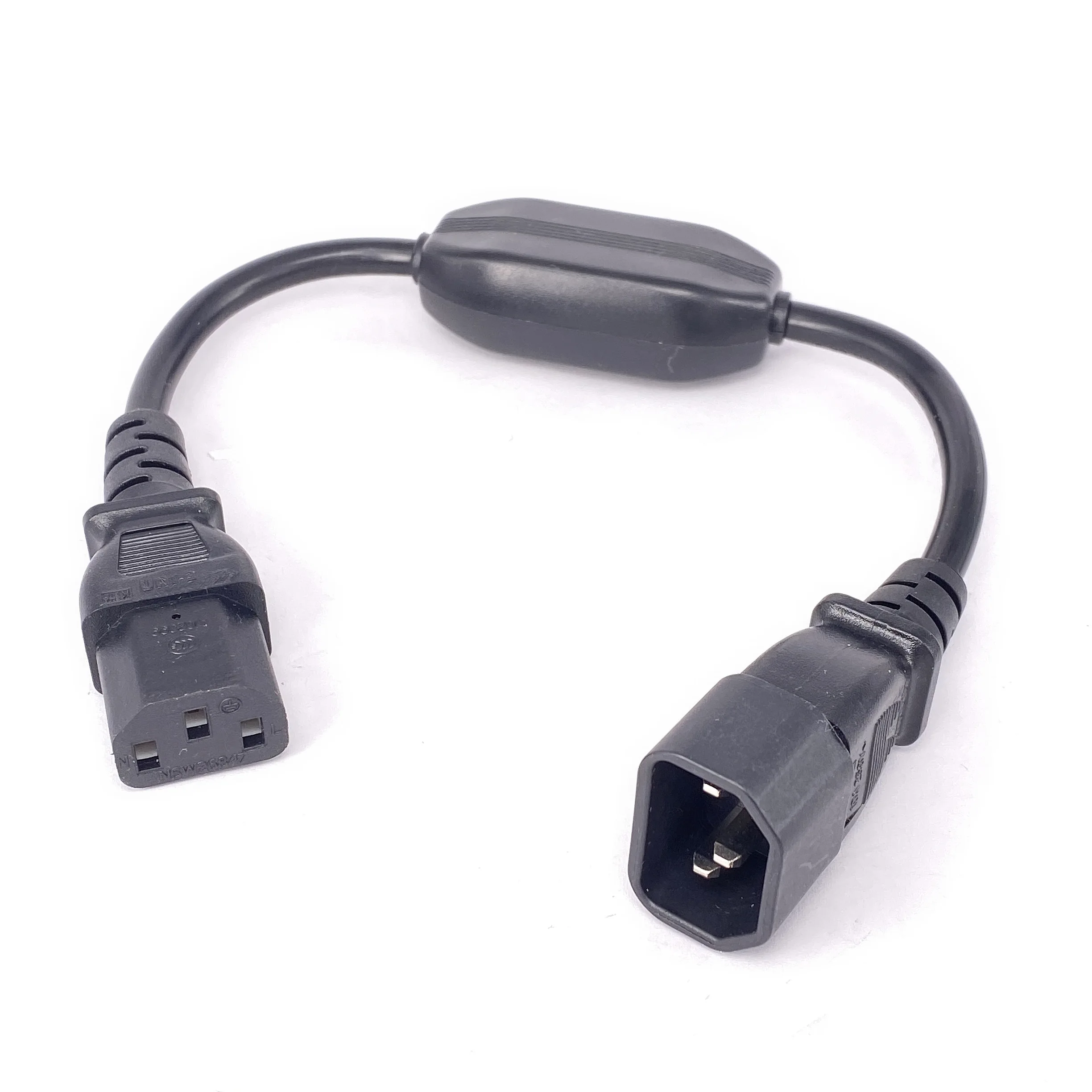 C14 C13 Extension Power Cord, IEC 320 C13 Female to C14 Male with 10A ...