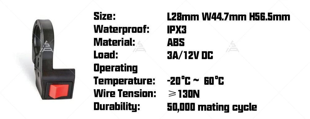 SiAECOSYS Three Speed Switch - QS Motor