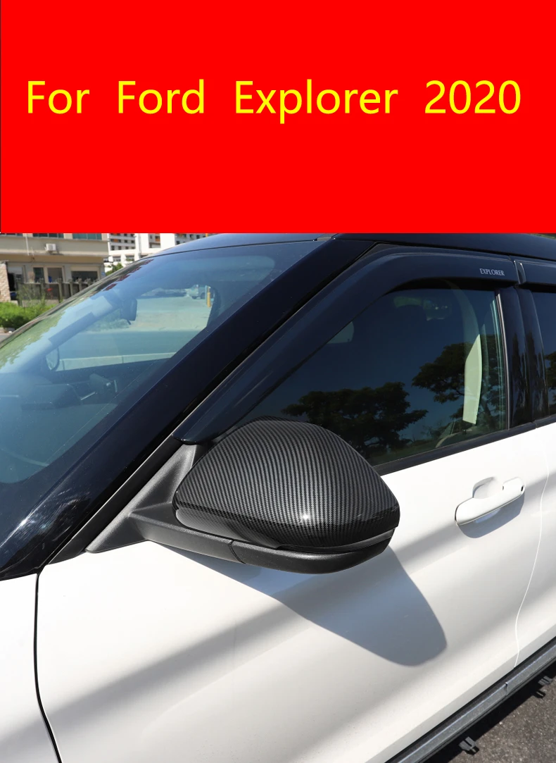 For-Ford-Explorer-2020-ABS-Chrome-Door-Side-Mirror-Trim-Covers-Rearview ...