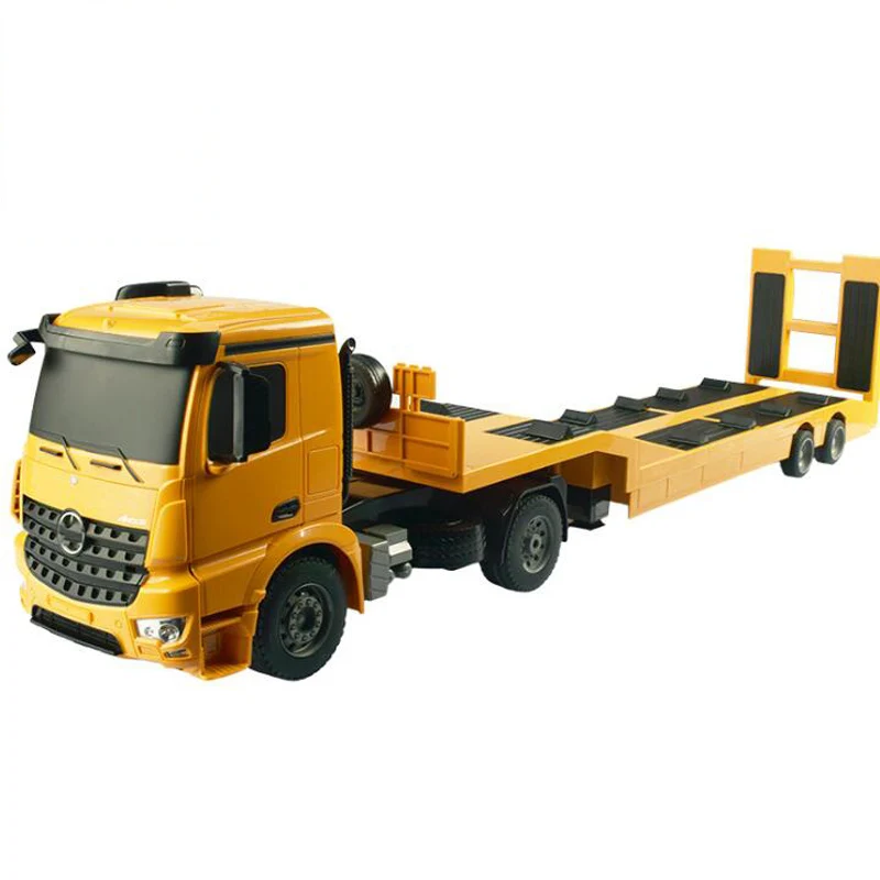 Remote Control Toy Tractor Flatbed Truck Truck Tractor Trailer Child ...