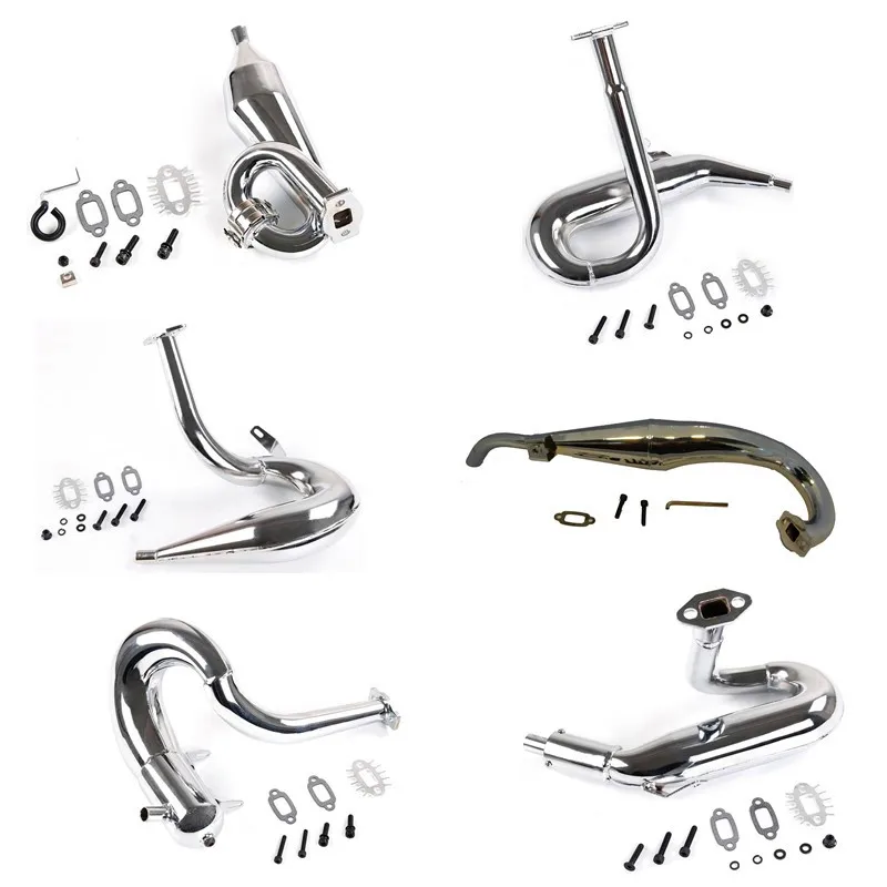 Steel-High-Performance-Exhaust-Pipe-for-HPI-Rovan-KM-Baja-5B-5T-5SC-fit ...