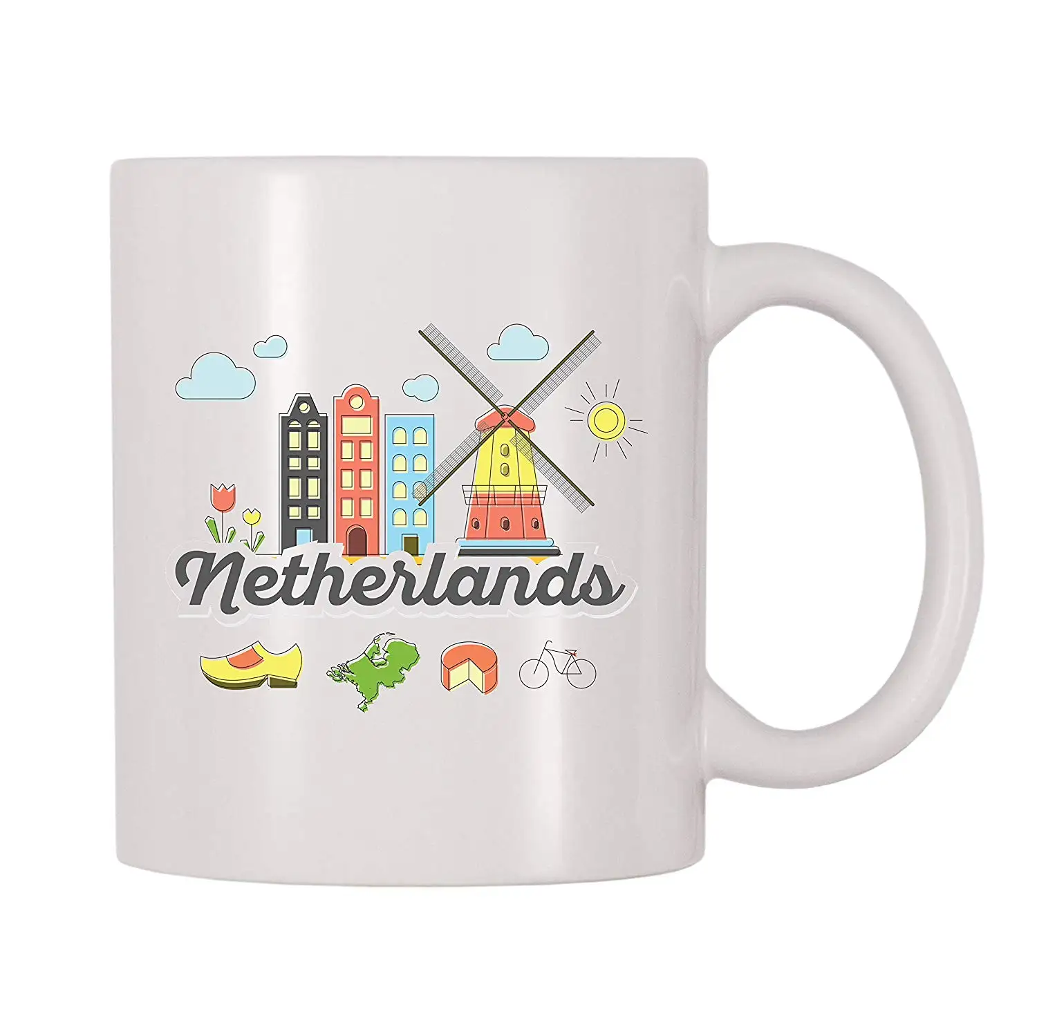 Netherlands Coffee Mug (11 oz)|Mugs| - AliExpress