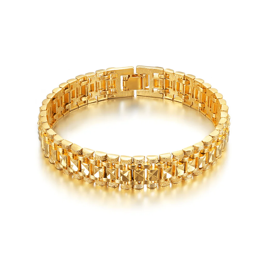 Chunky-Mens-Hand-Chain-Bracelets-Male-Wholesale-Braslet-2021-Gold-Color ...