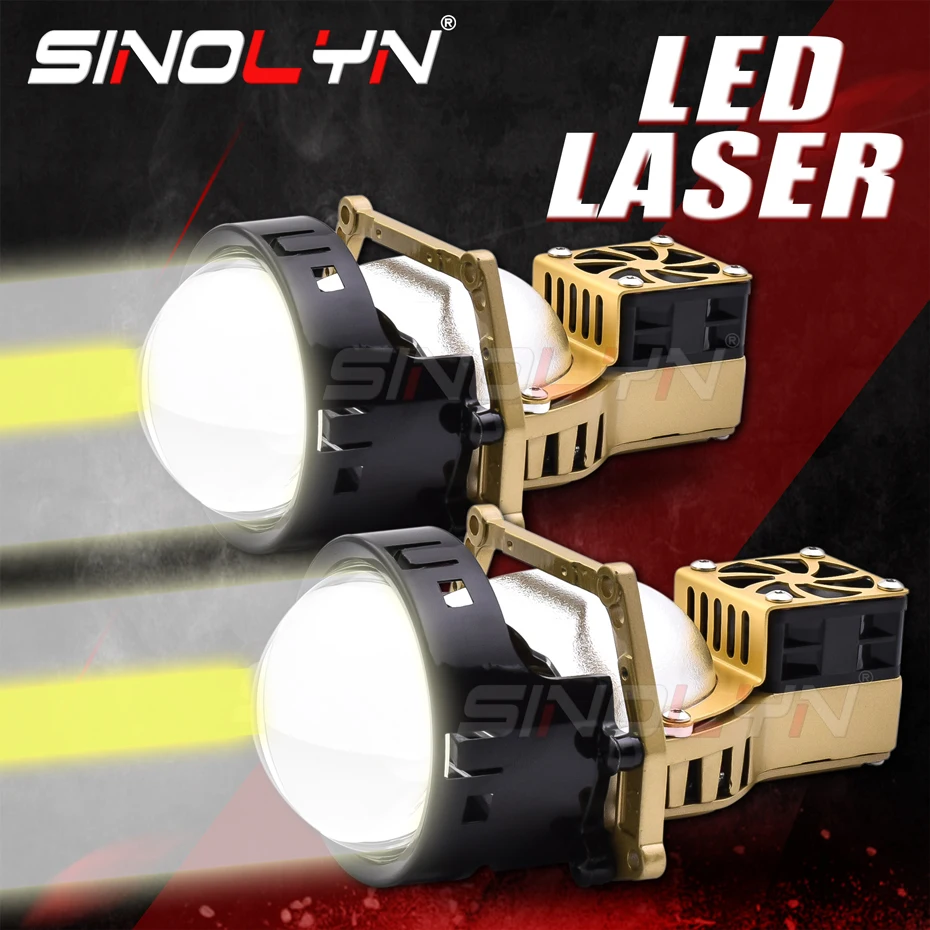 Sinolyn Bi Led Laser Projector Lenses In Headlight 3 Inch Hella 3r G5 ...