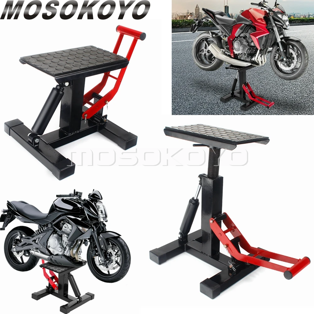 330lbs-Adjustable-Height-Motorcycle-Stands-Platform-Lift-Table-For ...