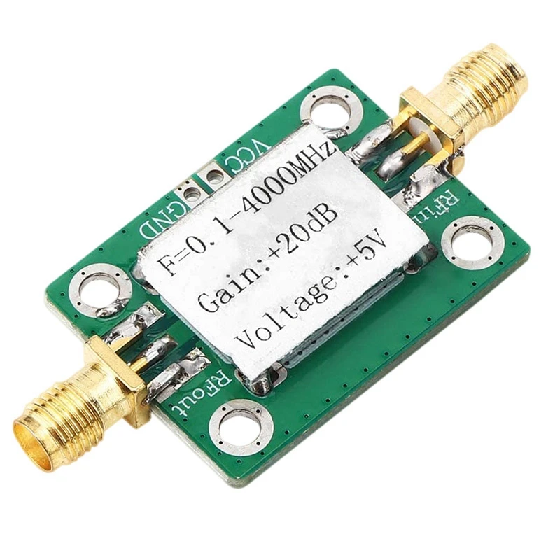 0.1-4000MHz 20DB Broadband Amplifier Low Noise with Microwave RF Module ...