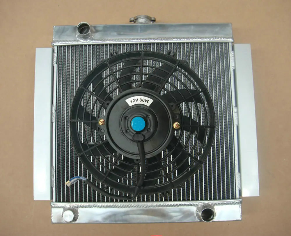 3Row-Aluminum-Race-Radiator-FAN-FOR-1968-1980-Ford-Escort-Mk1-Mk2 ...