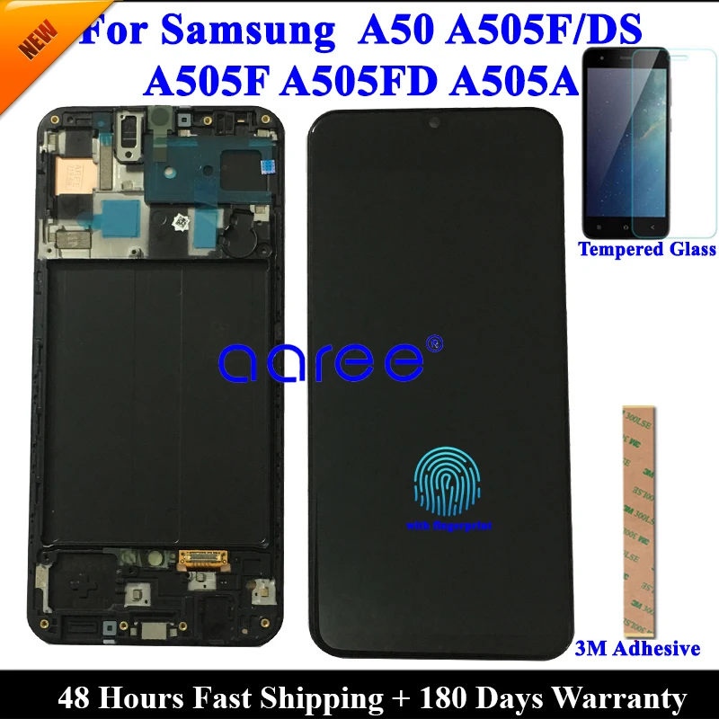 Super-AMOMLED-Original-LCD-For-Samsung-A50-2019-A505-LCD-A50-lcd-For ...