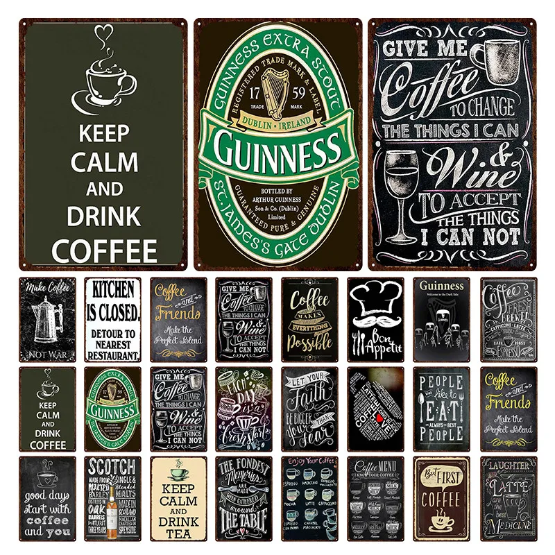 Guiness Vintage Reproduction Metal Sign Advertisements Collectibles ...