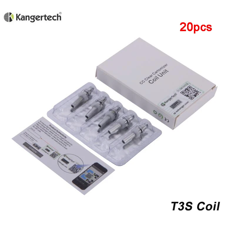 Kangertech bobina de calentamiento T3S Original, núcleo de repuesto de ...