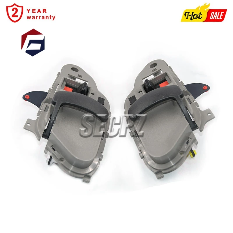 15708043 15708044 Door Handles Inside Interior Gray LH & RH Pair Set ...