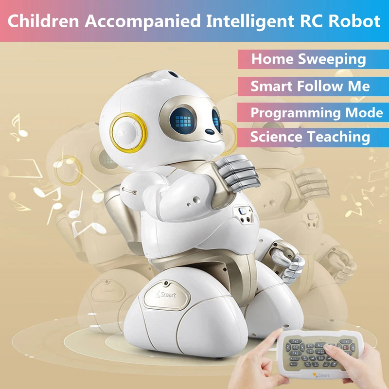 Humanoid-Educational-RC-Robot-Accompanying-Children-Home-Sweeping ...