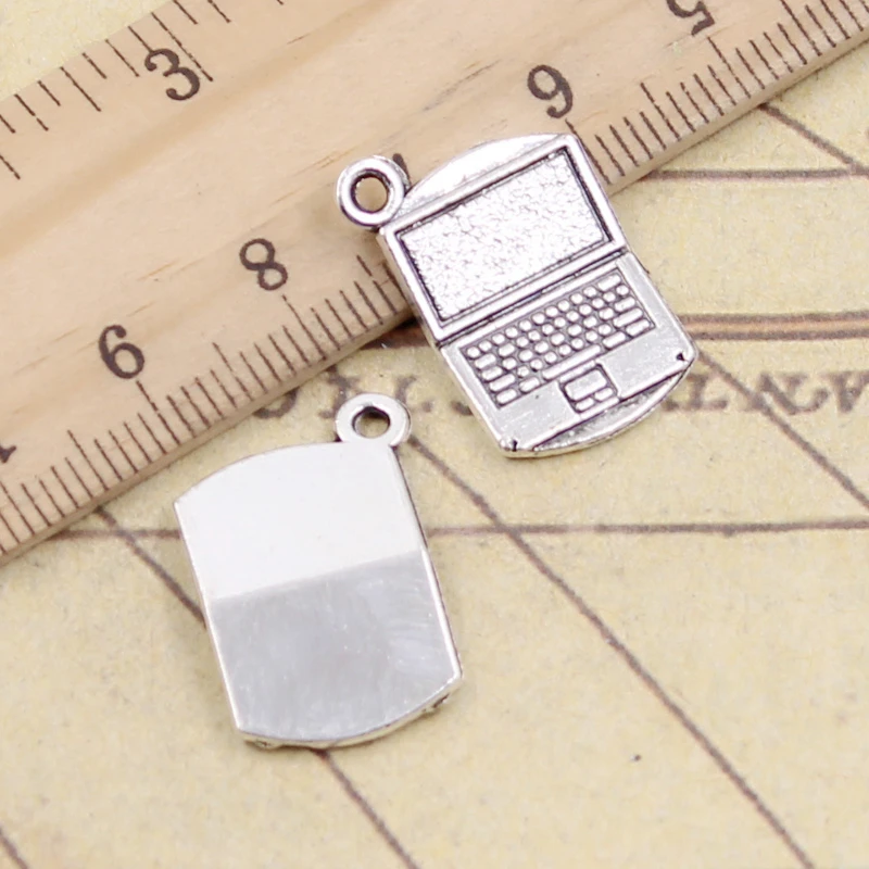 10pcs-Charms-Computer-Laptop-21x13mm-Tibetan-Bronze-Silver-Color ...