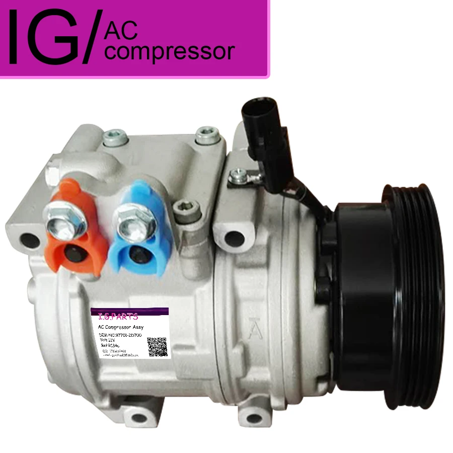 for AIRCOM AUTO AC COMPRESSOR FOR HYUNDAI TUCSON KIA SPORTAGE04-10 ...