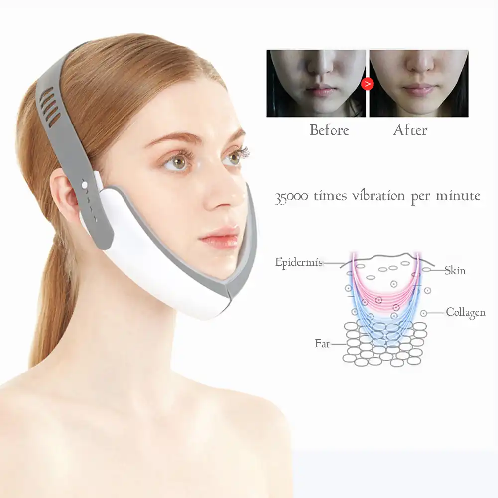 V Face Lifting Instrument Massager V Line Shaping Double Chin Removal ...