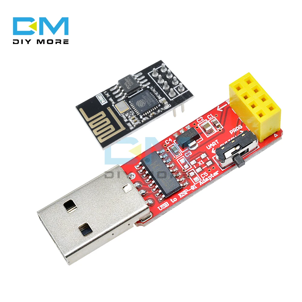 Ch340 Usb To Esp8266 Serial Esp-01 Esp-01s Esp01 Esp01s Wireless Wifi ...