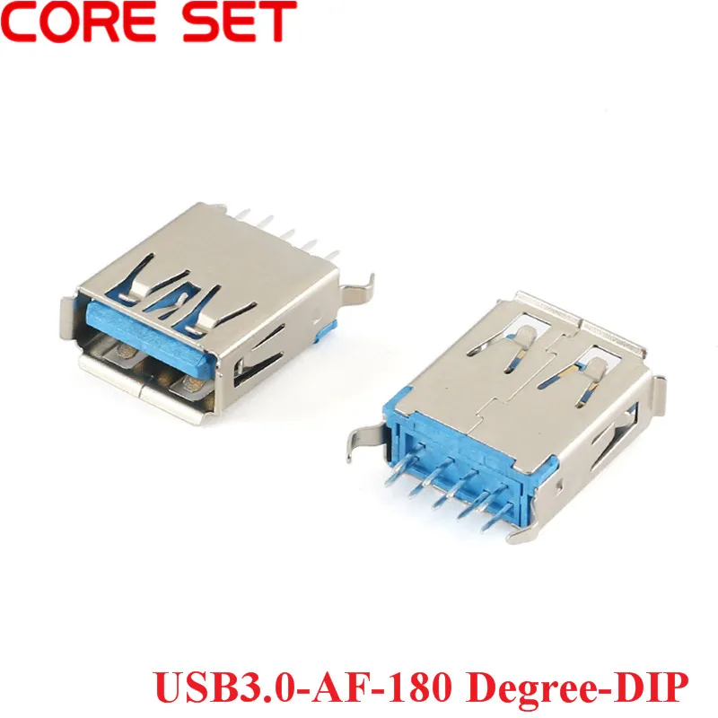 10PCS-USB-3-0-Type-A-Connector-Socket-High-Speed-Data-Transmission-USB ...