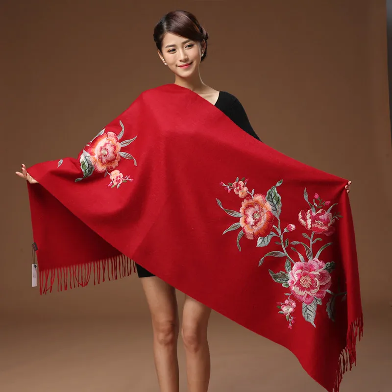 Cashmere Head Scarves Women Elegant Lady Carf And Warm Shawl Long ...