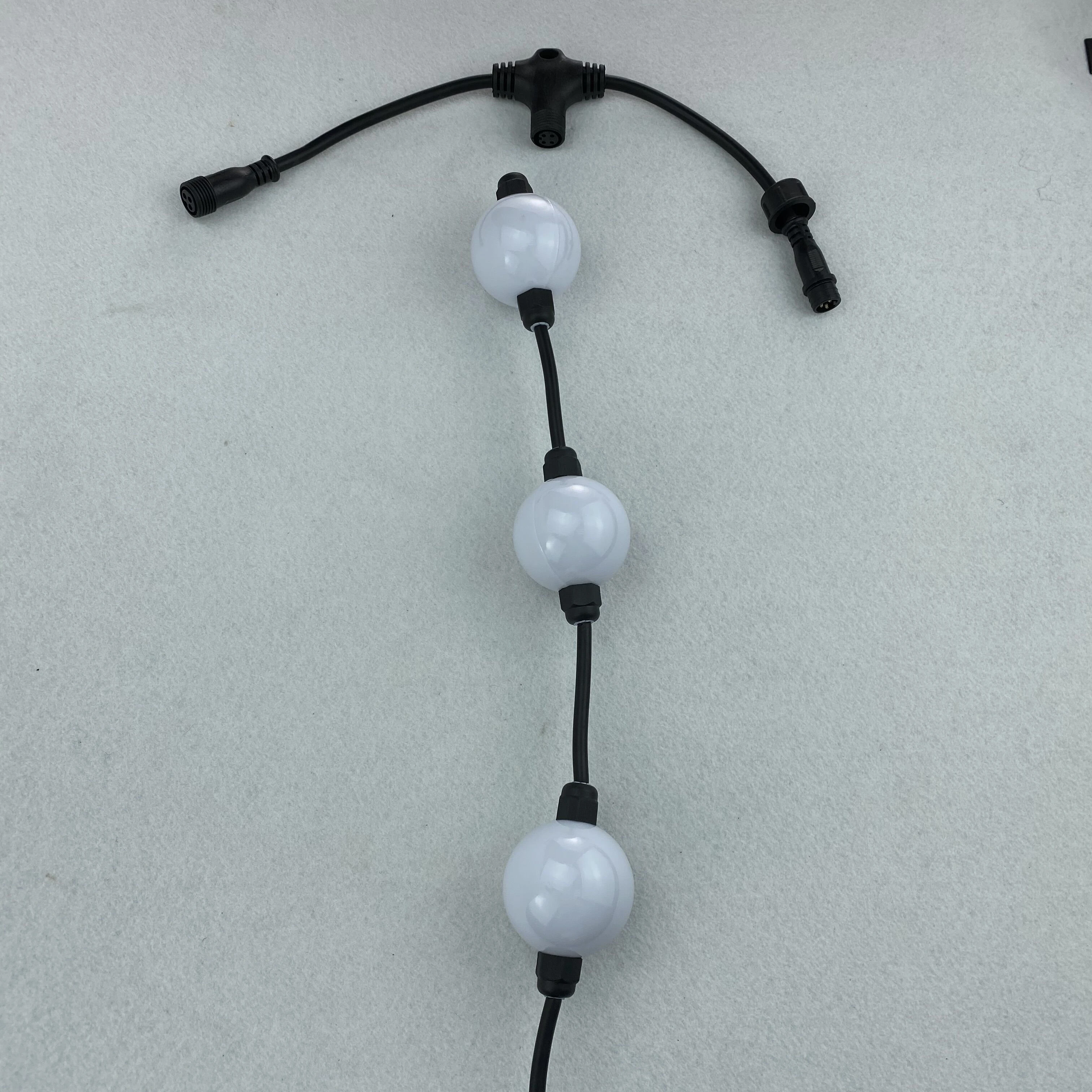 50mm 3D lighting led pixel ball,;DC12V;WS2811 IC;1.44W/ball; RGB full ...