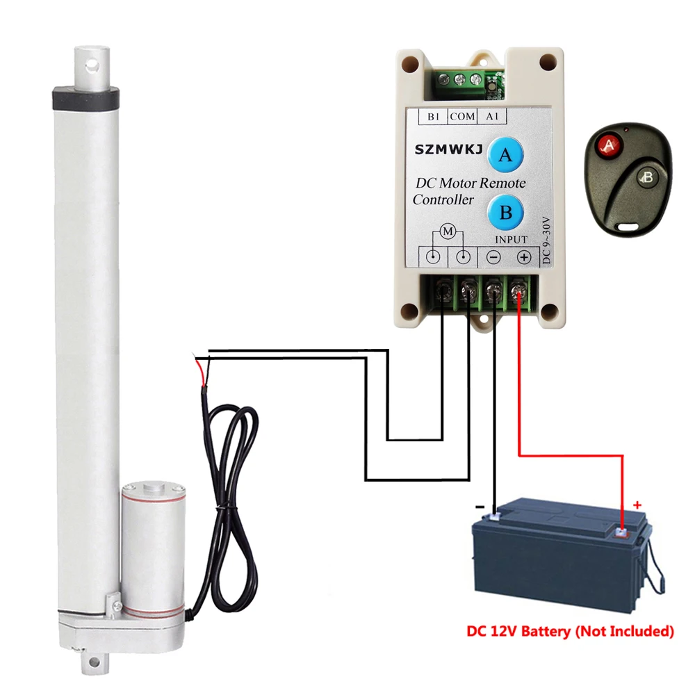 Actuador-lineal-multifunci-n-de-14-pulgadas-con-controlador-inal-mbrico ...