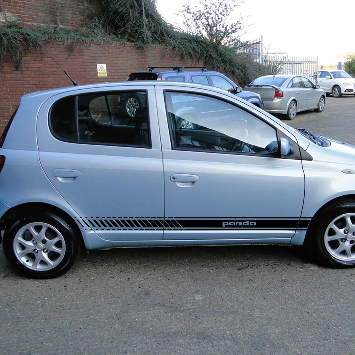 2PCS-Car-Door-Side-Sticker-For-Fiat-panda-Auto-Sport-Styling-Decal ...