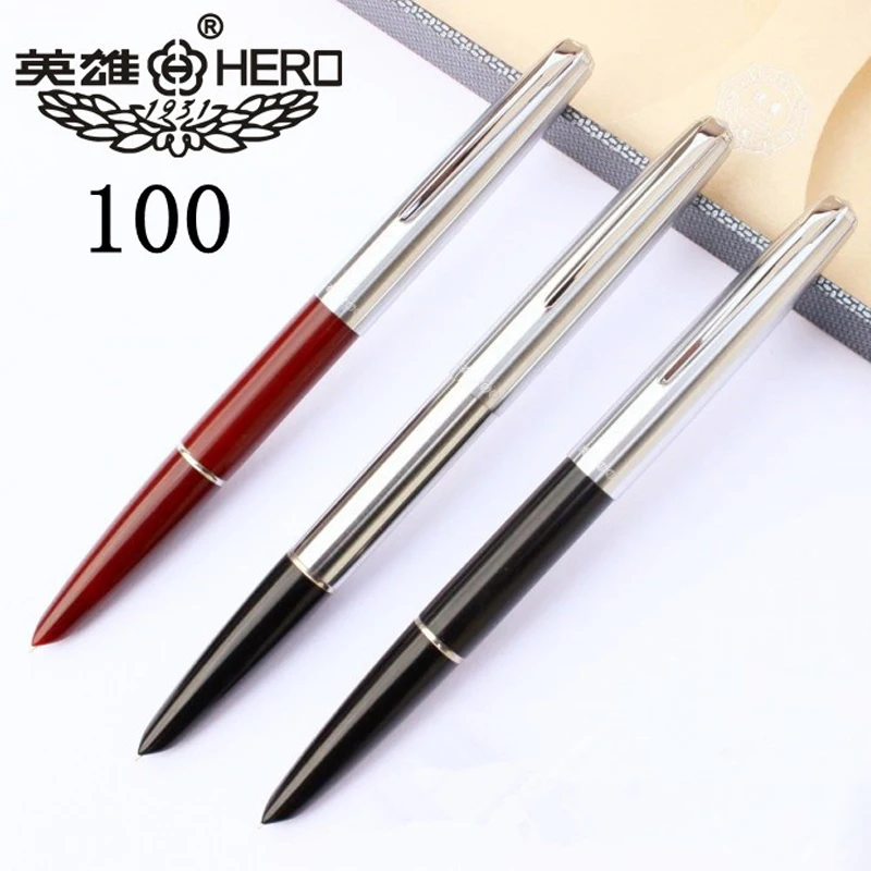 High Quality Luxury HERO 100 Fountain Pen set box GIFT classic ...